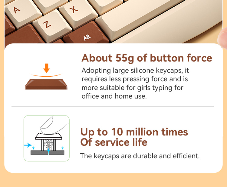 BOW Colorful Wired Keyboard Bass keys USB Wired K160U Plug and Play ...