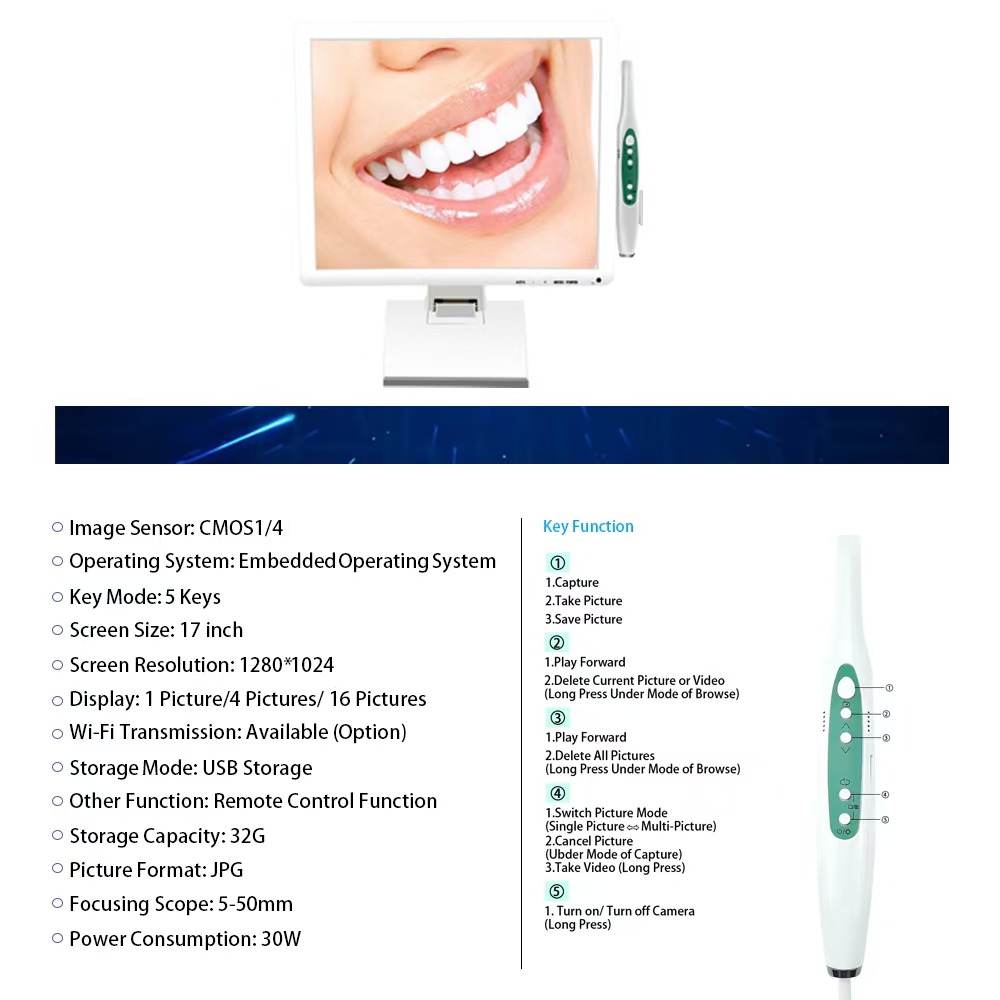 High Definition Imaging Digital Endoscope Intraoral Camera Interfaccia ...