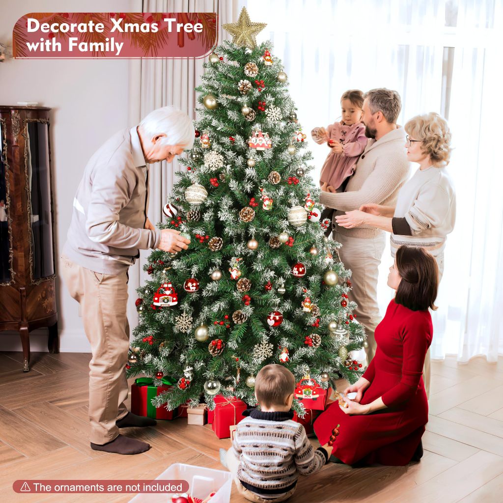 【COD】Christmas Tree Pine Cones4/5/6/7/8FT delicate emulation decoration ...