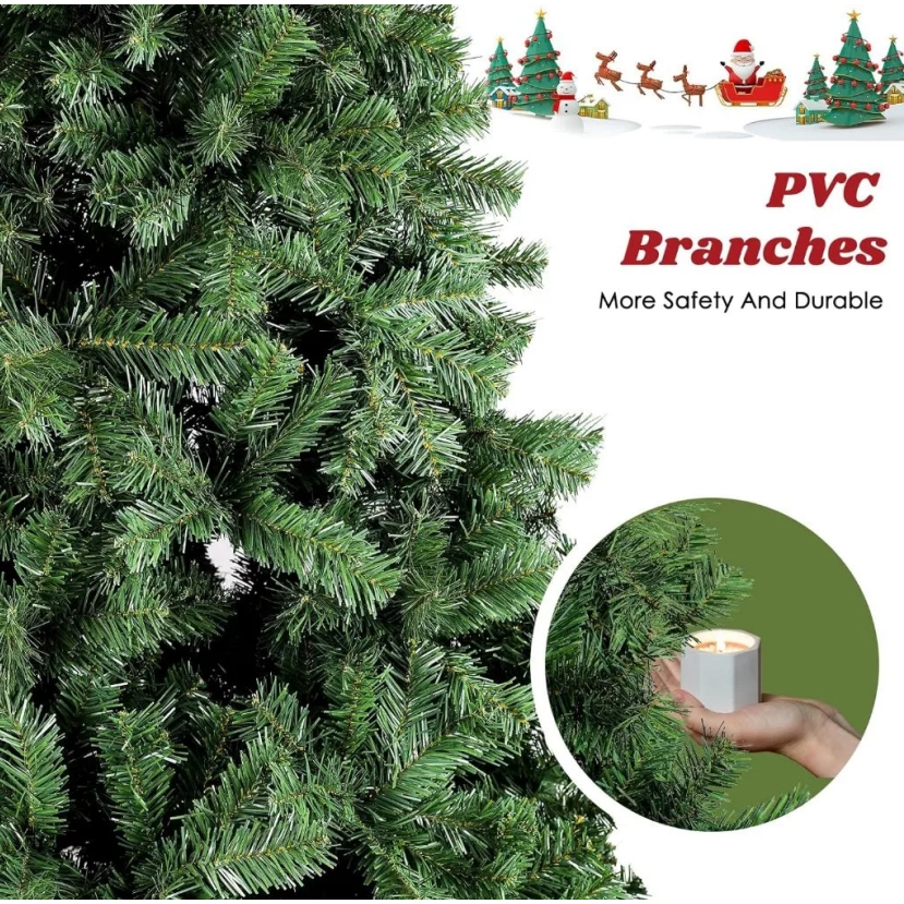 【COD】Christmas Tree Pine Cones4/5/6/7/8FT delicate emulation decoration ...
