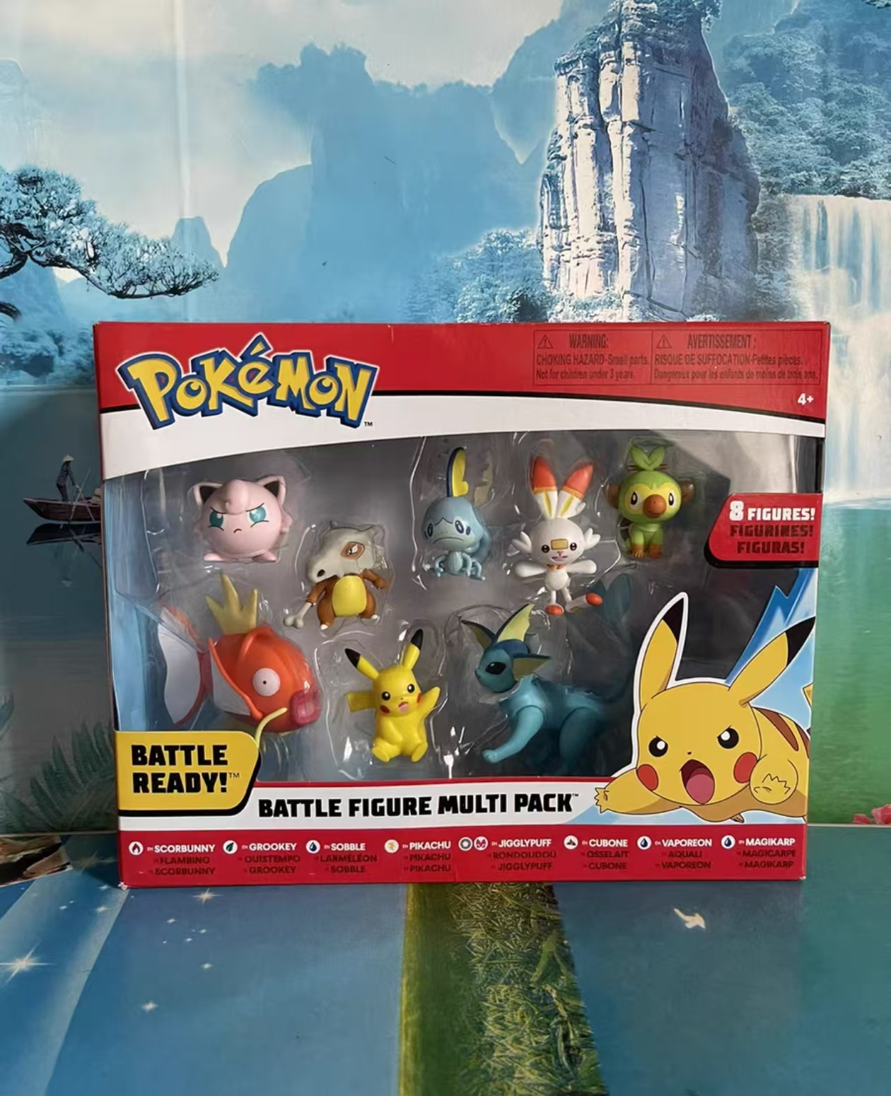 Pokemon Battle Ready! Battle Figure Set, 8 Pieces - with 2 & 3 inch ...