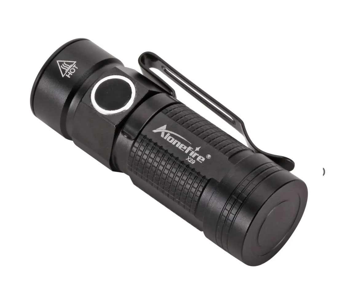 Alonefire LED Portable Mini LED Flashlight 12Hr Long Endurance Fishing ...
