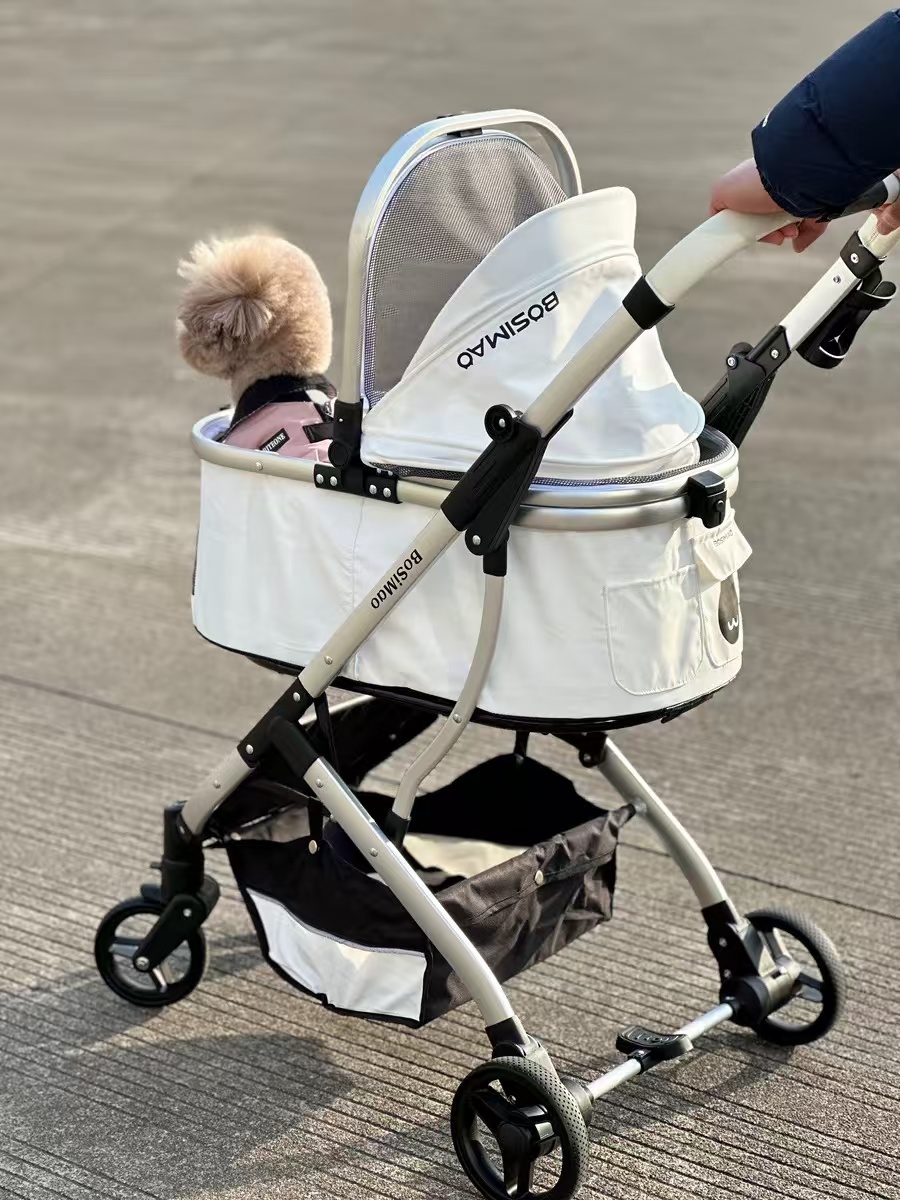 Pet Stroller Dog Walking Going Out Cat Stroller Lightweight Foldable ...