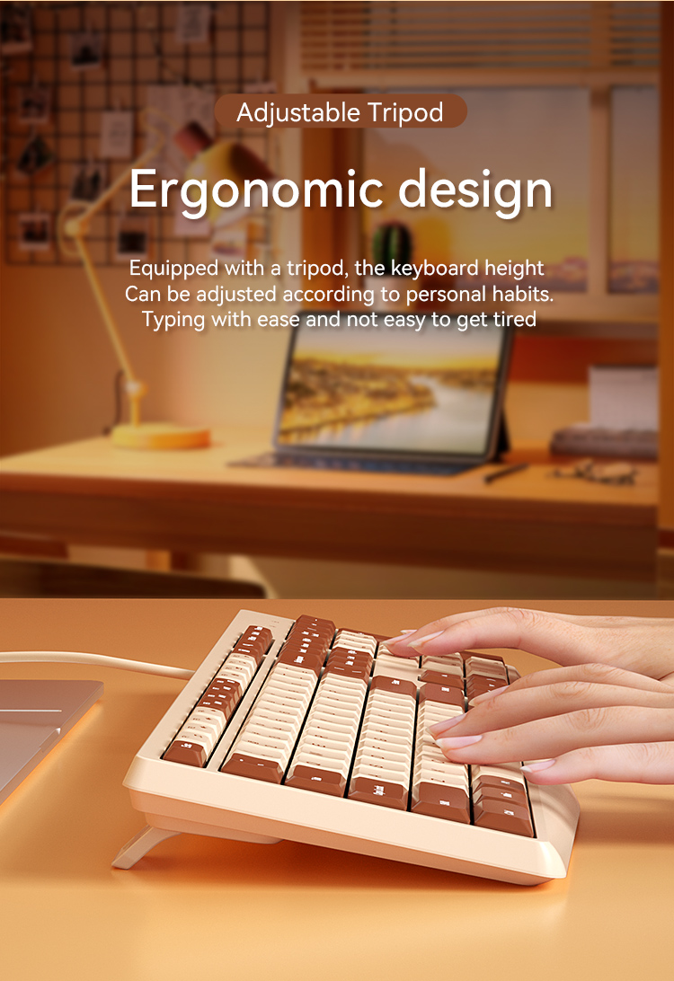 BOW Colorful Wired Keyboard Bass keys USB Wired K160U Plug and Play ...