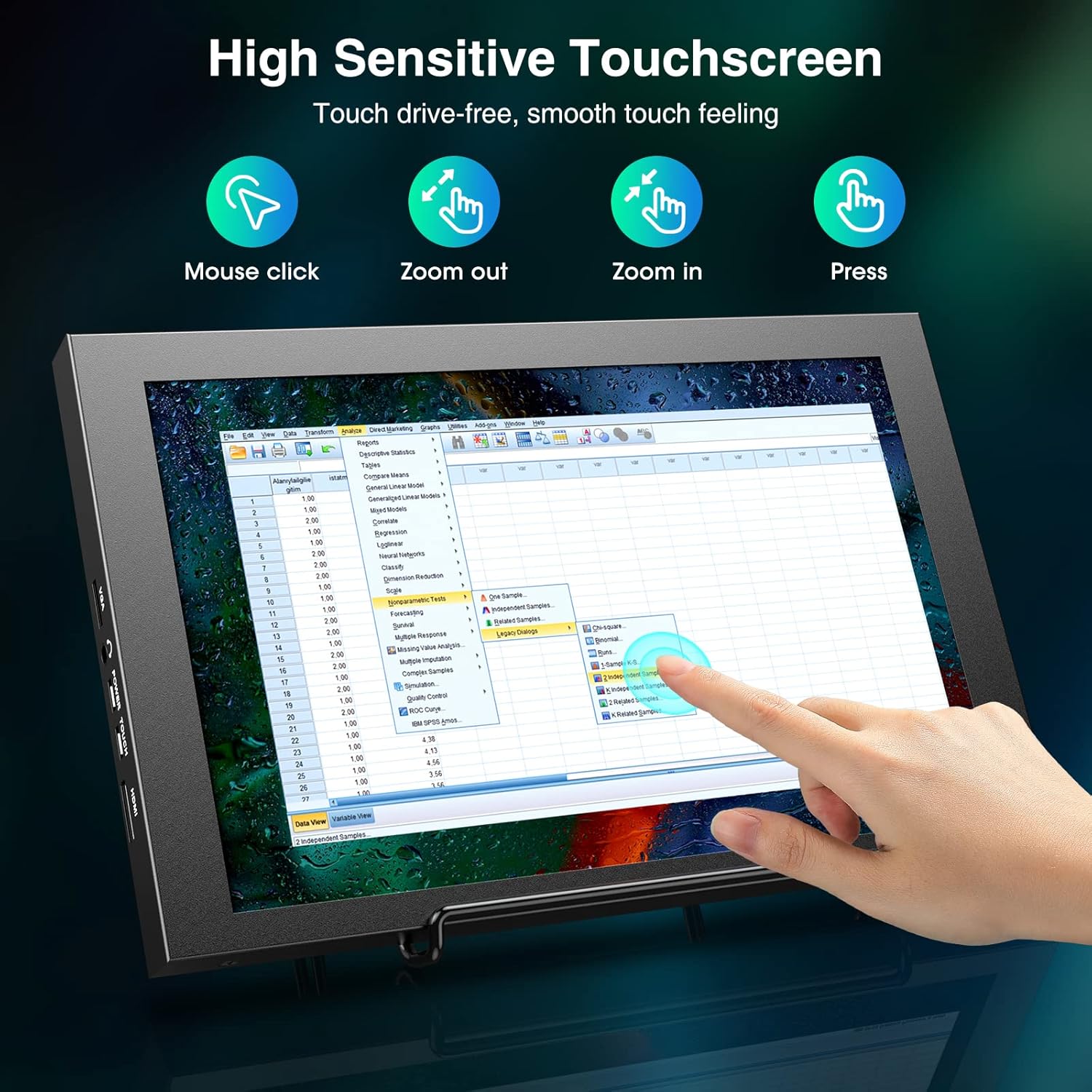 APROTII 7" 10.1 Inch Raspberry Pi Touch Screen, 1280x800 Resolution ...