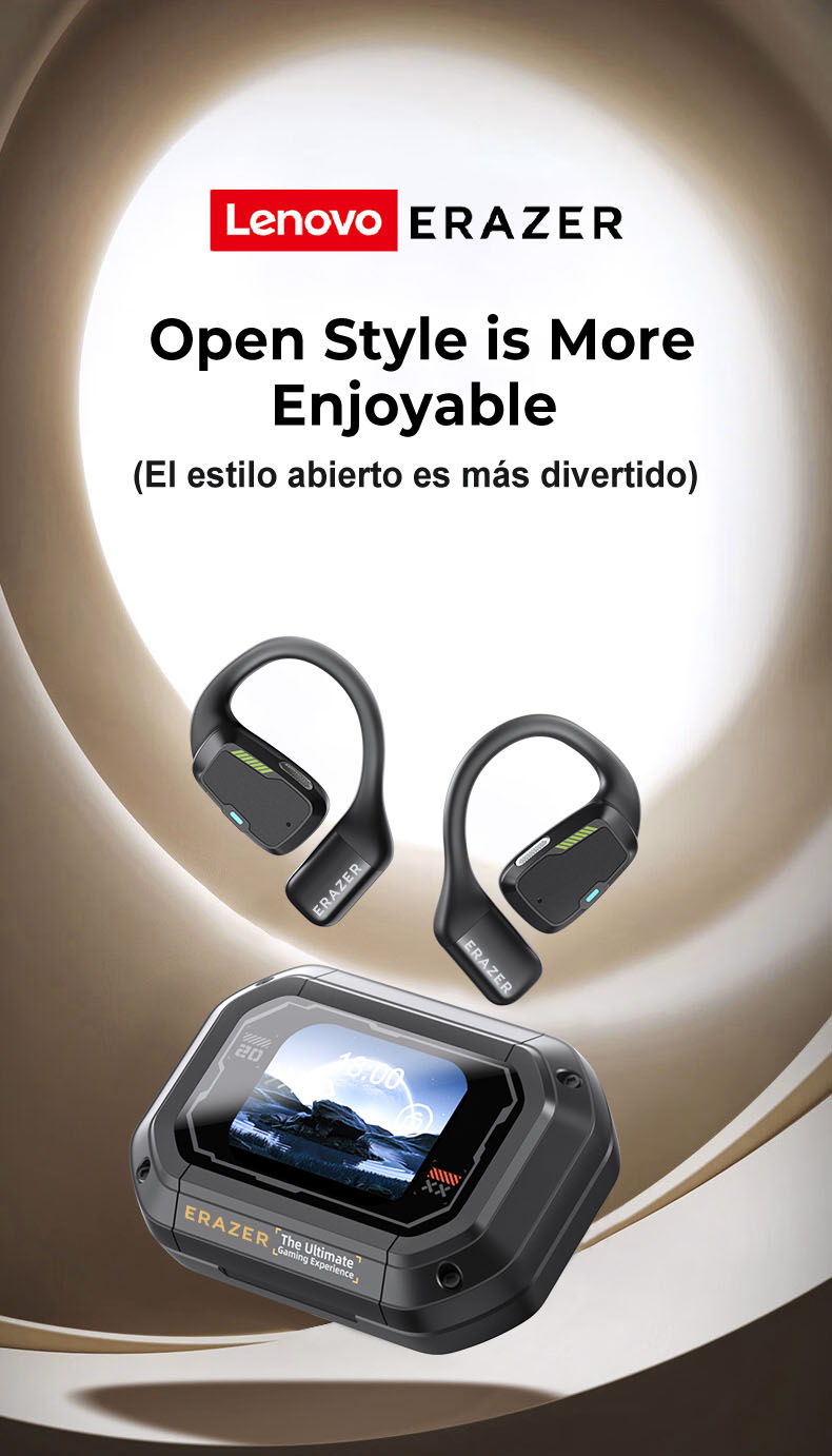 Lenovo ERAZER XP6 Al Smart Real-Time Translation Wireless Earphones ...