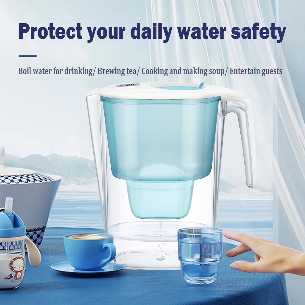 3.5L Water Purifier Pitcher Portable Water Filter Jug With Digital ...