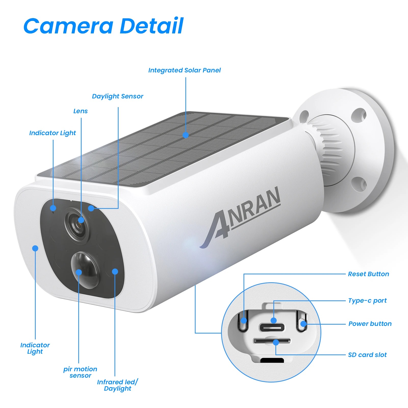 ARCCTV IP Security Camera Home Outdoor Security Wi-Fi Camera 4MP ...