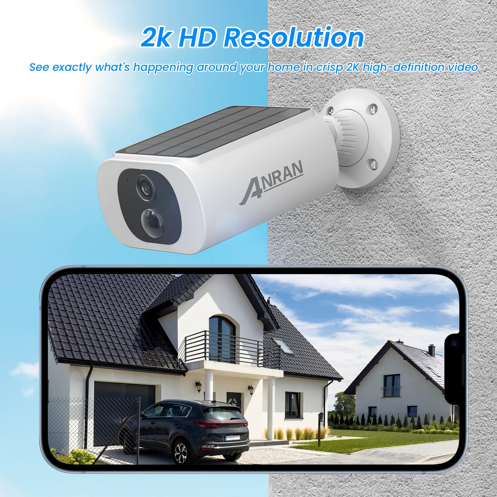 ARCCTV IP Security Camera Home Outdoor Security Wi-Fi Camera 4MP ...