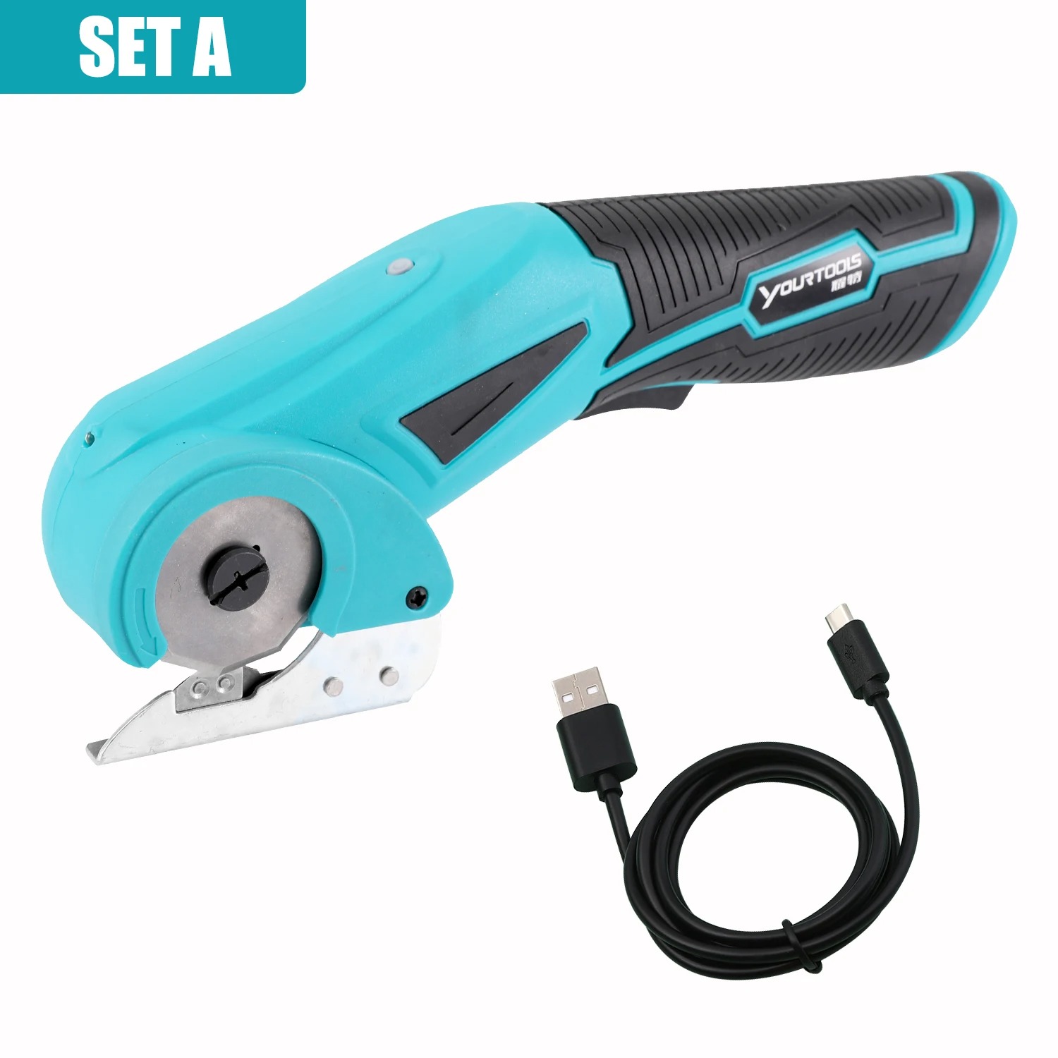 Electric Scissors Cutter Cloth Carpet PVC Leather S Handheld Electric ...