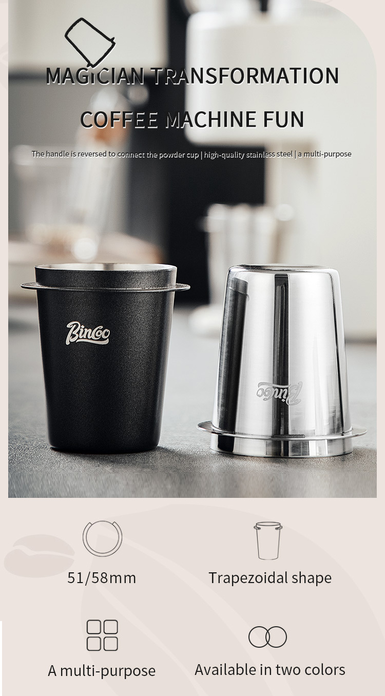 BINCOO Stainless Steel Coffee Catchers Hand Brewing Coffee Handle Pour ...