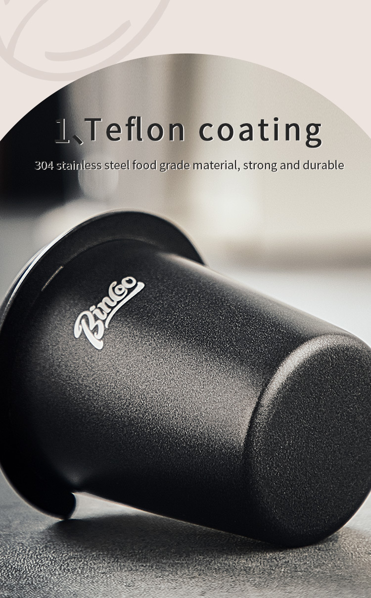 BINCOO Stainless Steel Coffee Catchers Hand Brewing Coffee Handle Pour ...