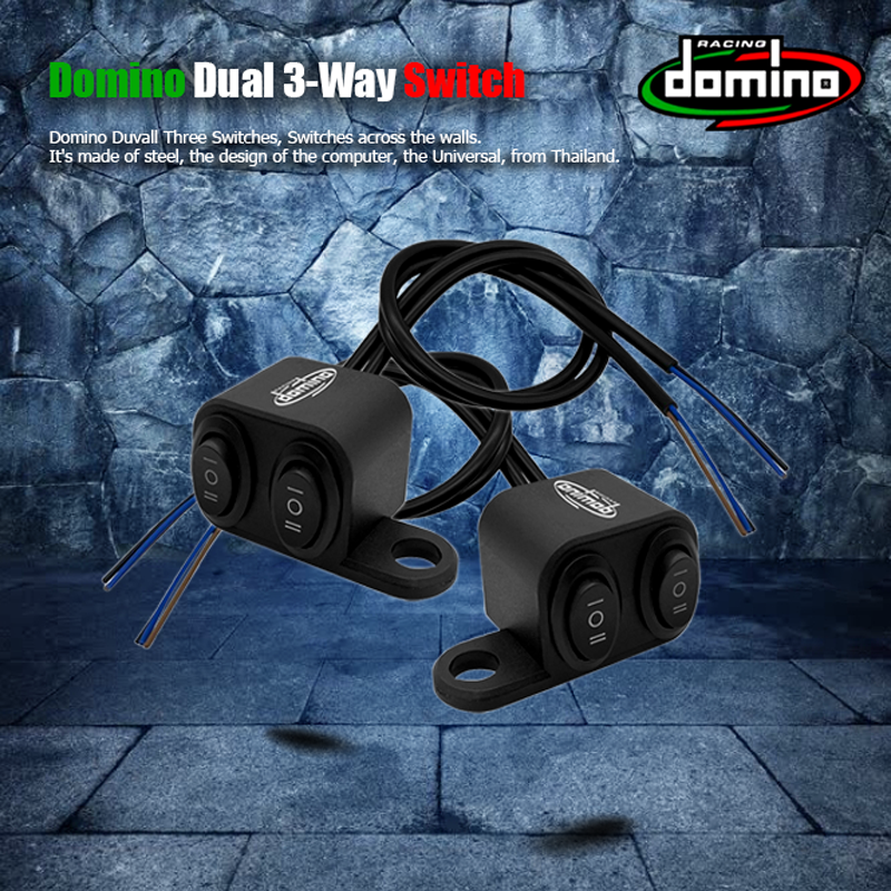 DOMINO DUO 3 WAY SWITCH MINIDRIVING LIGHT TRI SWITCH UNIVERSAL-GCSUN ...