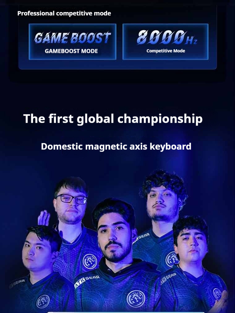 ATK Lev Edge 60He Aluminum alloy magnetic Switch mechanical keyboard ...