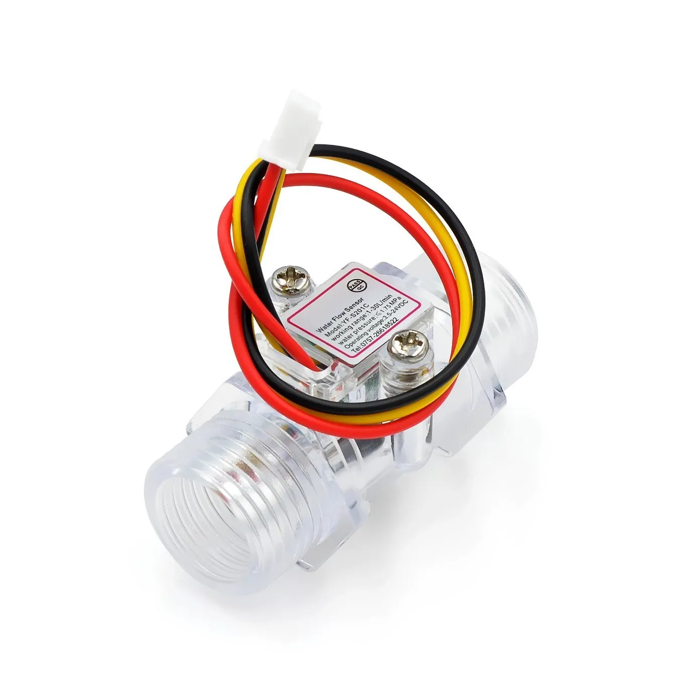 Water Flow Sensor Switch G1/2" Fluid Flow Meter Water Control ...