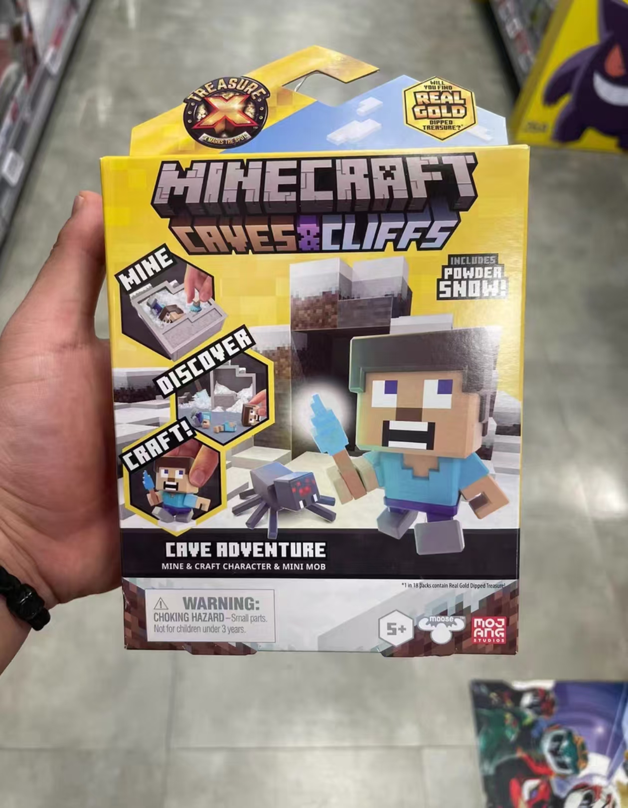 Treasure X Minecraft Caves & Cliffs Cave Adventure Pack. Mine, Discover ...