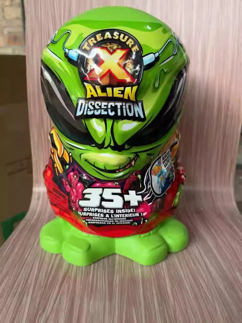 TREASURE X Mega Alien Dissection with 35 Plus Surprises Inside Dissect ...