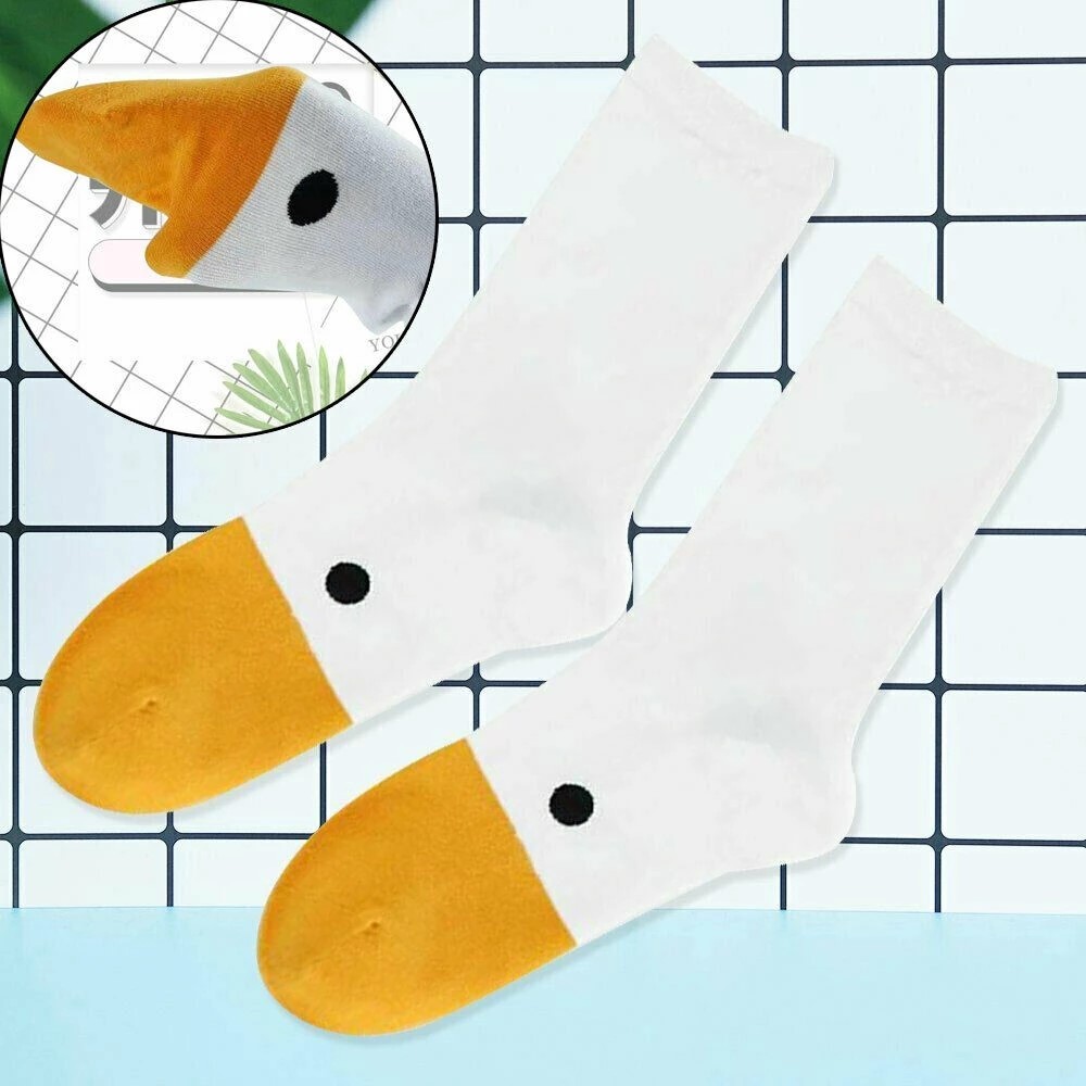 Creative Animal Funny Goose Game Socks / Unisex Soft Cottton Casual ...