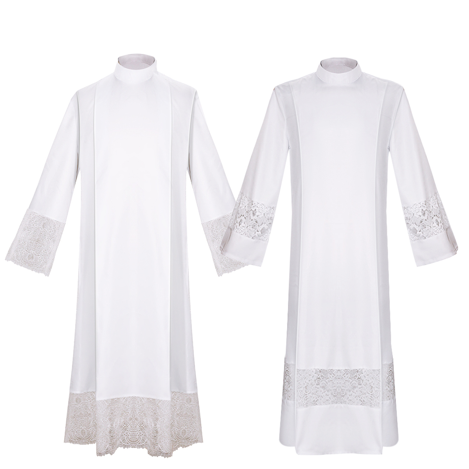 Clergy Robes Catholic Church Utensils Priest Robe White Church Gown ...