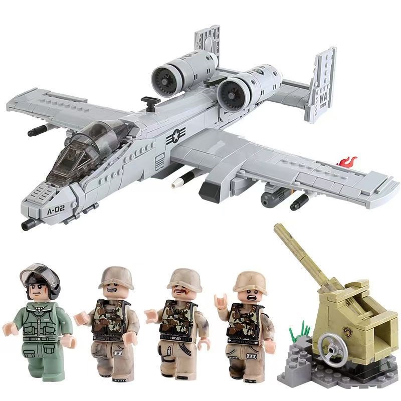 A10 Thunderbolt II Attack Plane Building Blocks 961 Pcs XINGBAO Plane ...