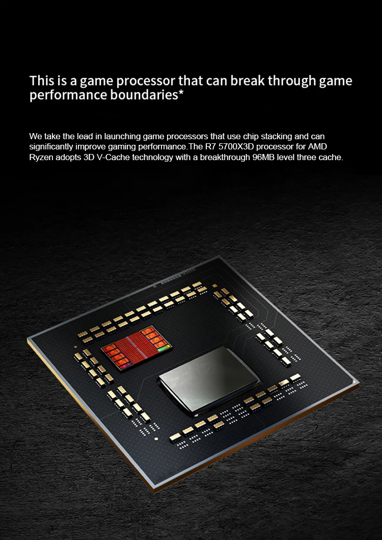 R7 5700X3D B2 Gaming Processor 8-Core 4.1GHz 7NM CPU Socket AM4 for AMD Ryzen | Shopee Philippines