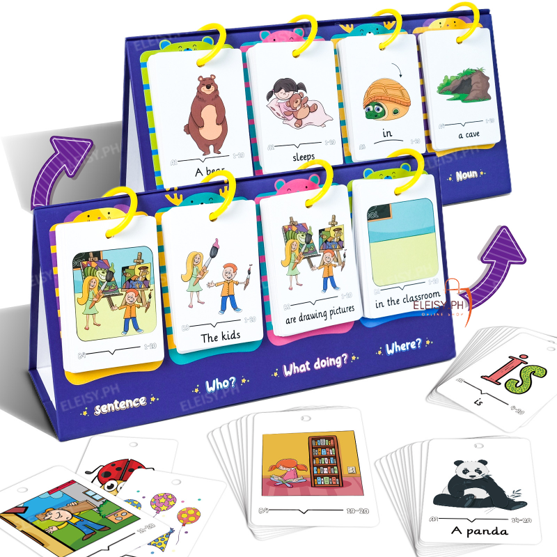 From PH Sentence Building Cards Phrase Training Flip Chart Flash Cards ...