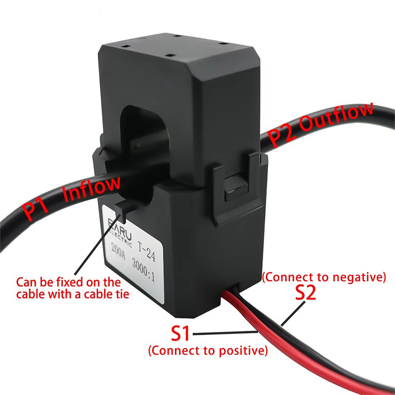 Current Transformers Small Open Type 50A 100A 150A 200A Split Core Current Transformer Sensor ...