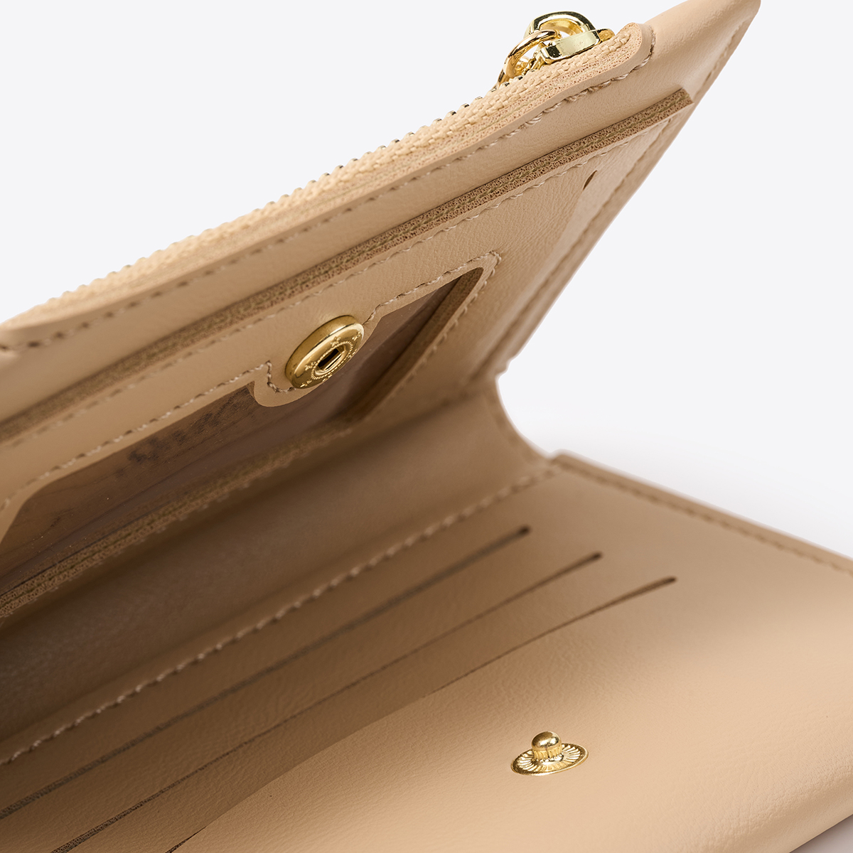 SeaGloca Minimalist Card Wallet with Zipper Coin Pocket 4 Card Slots ...