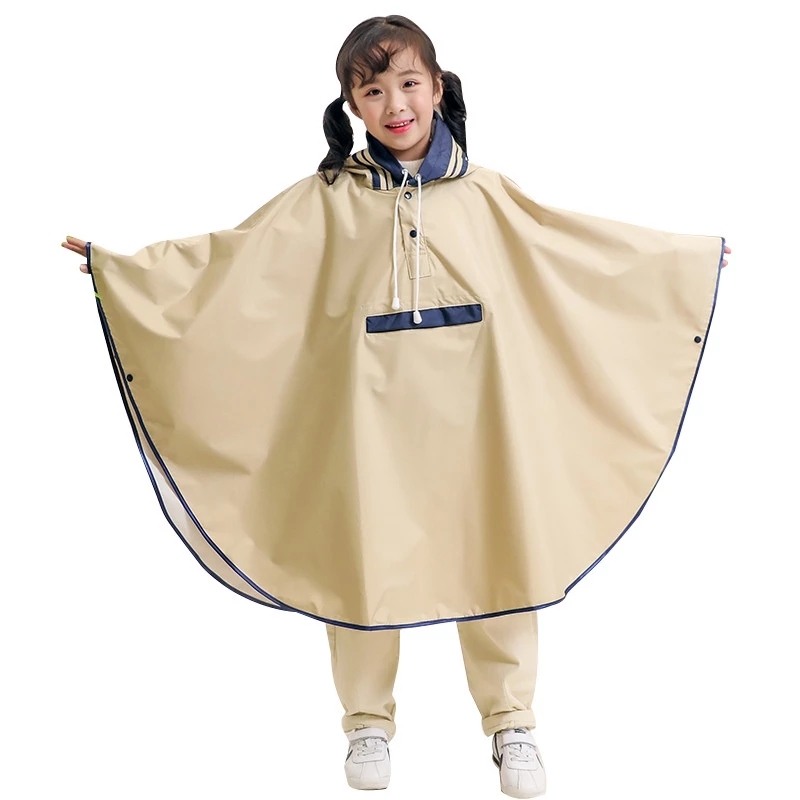 【24h Ship】Children's Raincoat Cloak Style Boys Girls Schoolbags Premium ...