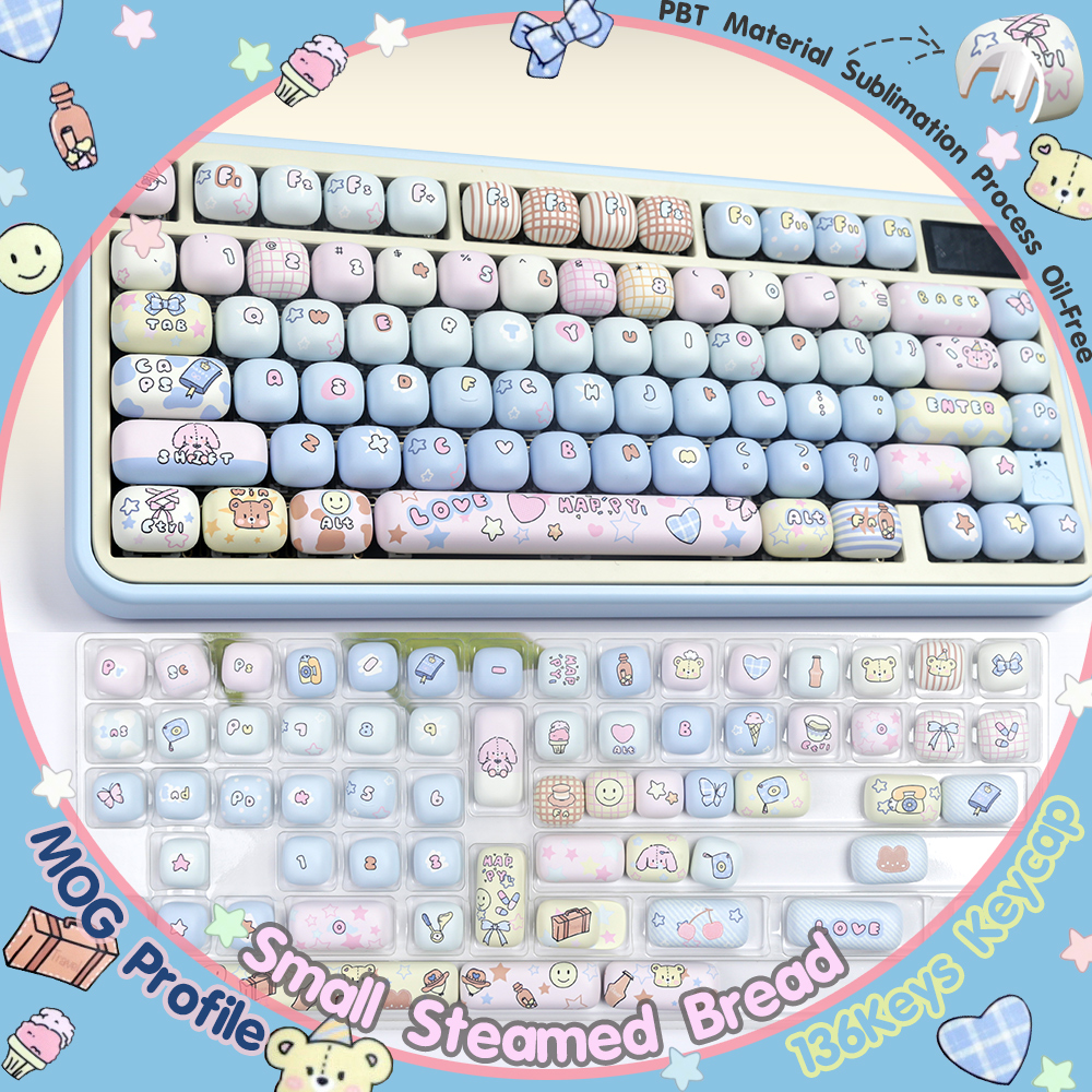 MOG Profile Chiikawa 140Keys/Set Keycaps PBT Dye-Sublimation Custom ...