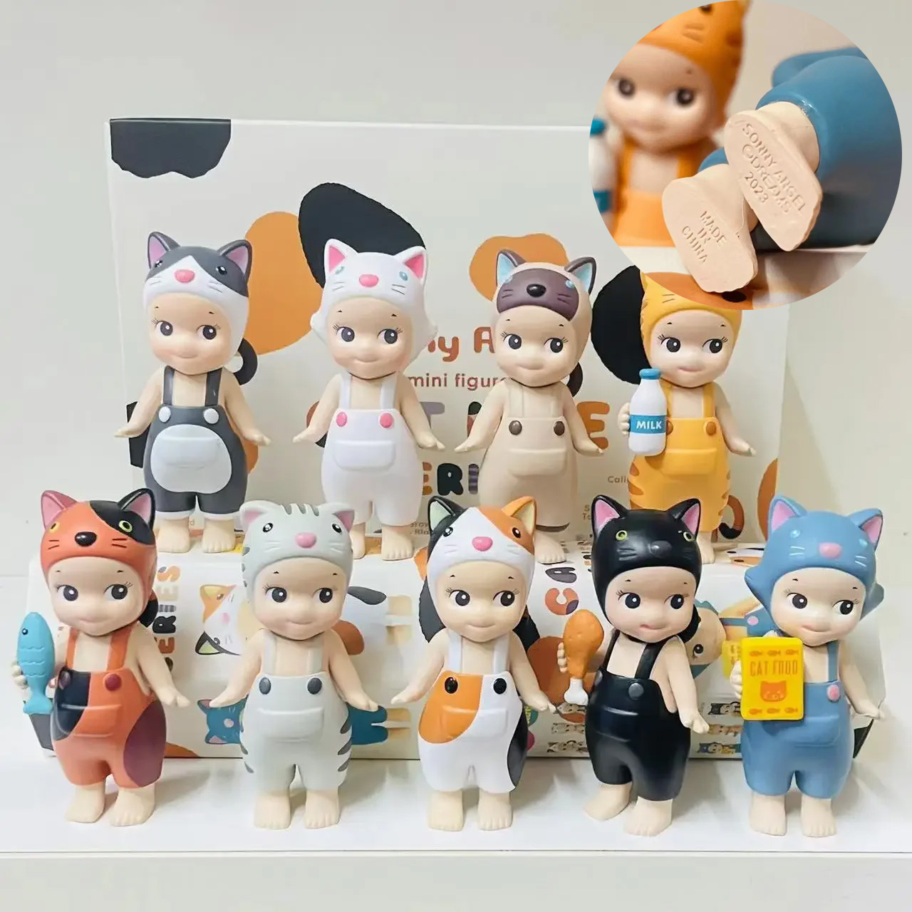 12Pcs/9Pcs Sonny Angel Blind Box Hippers Animal Cat Life Dreaming ...