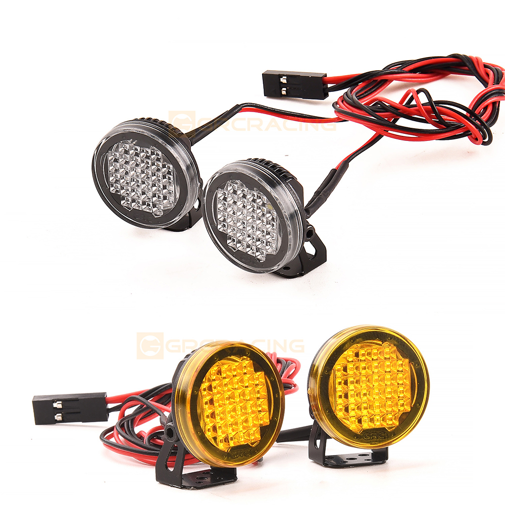 GRC 1/8 1/10 1/18 RC Car LED Light Simulation Climbing 22mm Circular ...