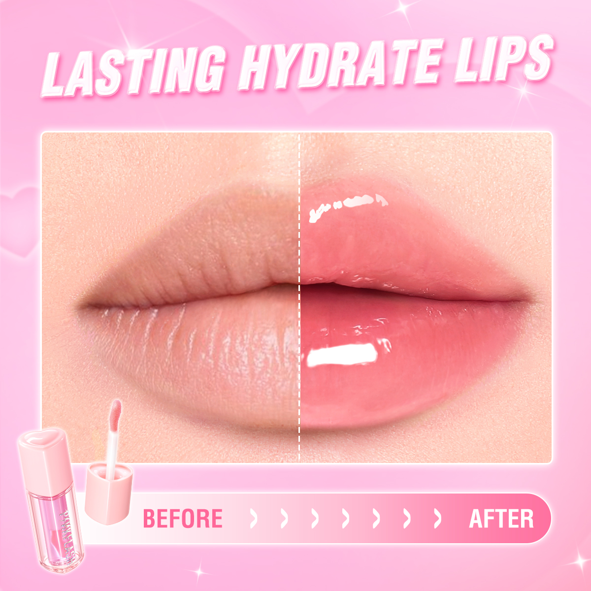 PINKFLASH Plump Lip Oil Color Changing Lip Gloss Hydrating Moisturizing ...