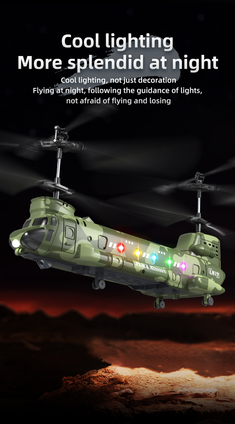 New LM19 D Chinook Helicopter 2.4g Remote Control Aircraft Hd Aerial ...