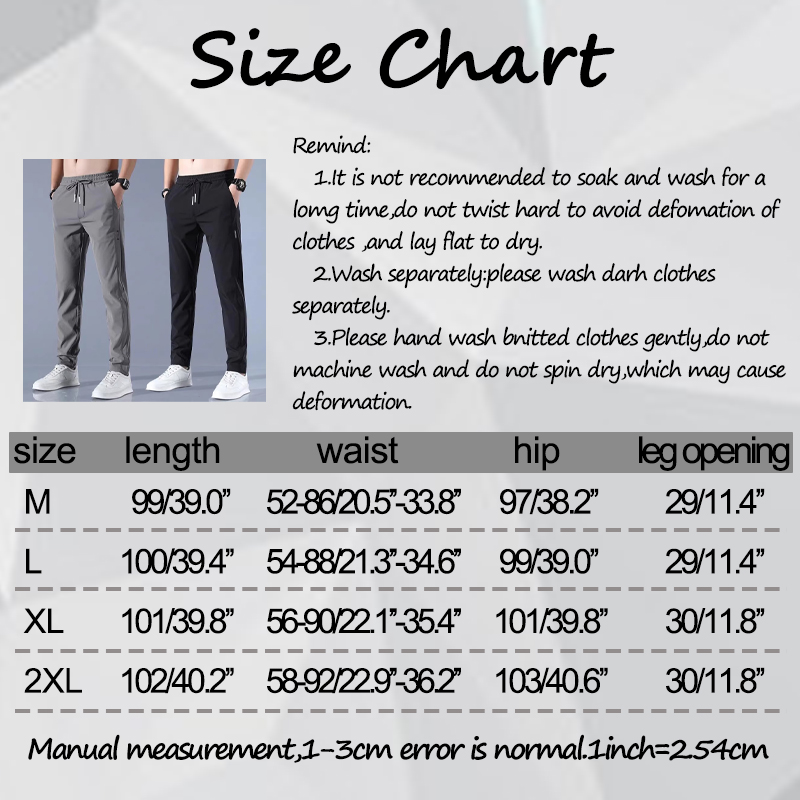 Plain Loose Elastic waist Long Pants High elasticity Casual Pants for ...