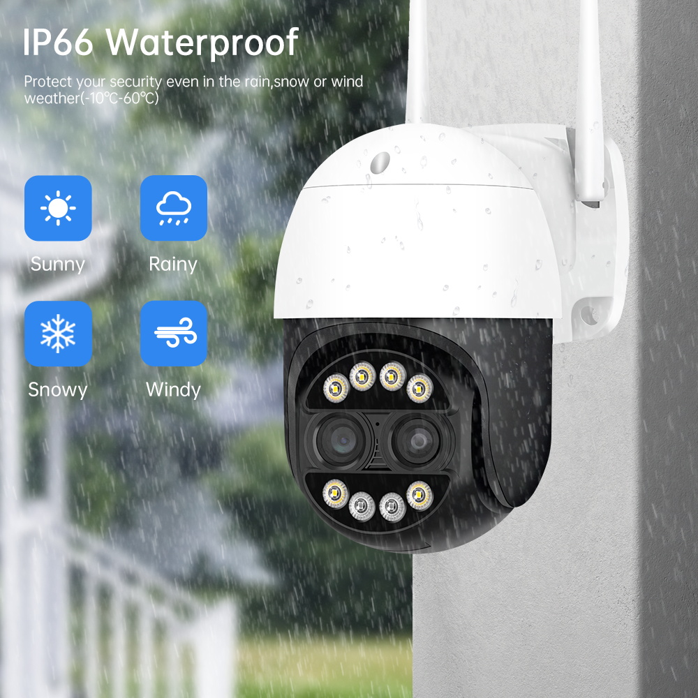 ANBIUX | ICSEE P3S | 4K | 8X Zoom | Pan/Tilt | IP66 Waterproof | Night ...