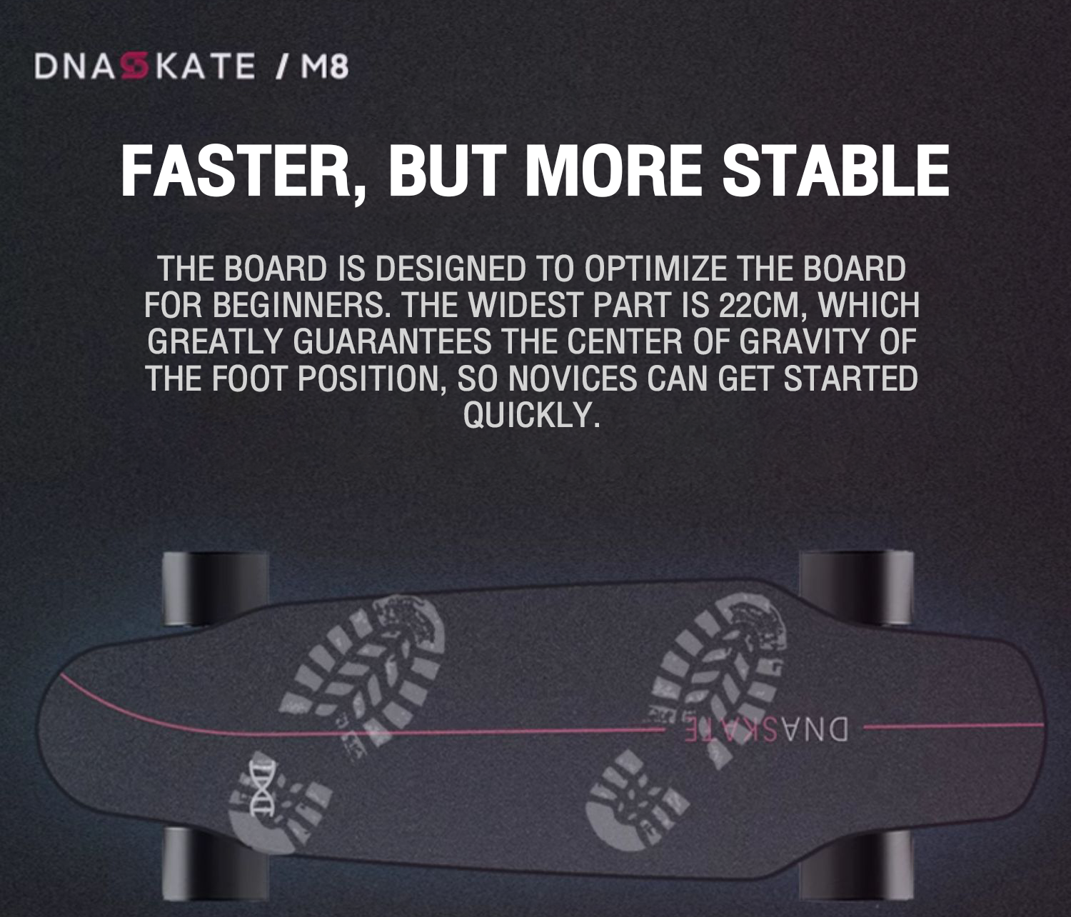 DNASKATE Electric Skateboard Smart Integrated Electric Skateboard For ...