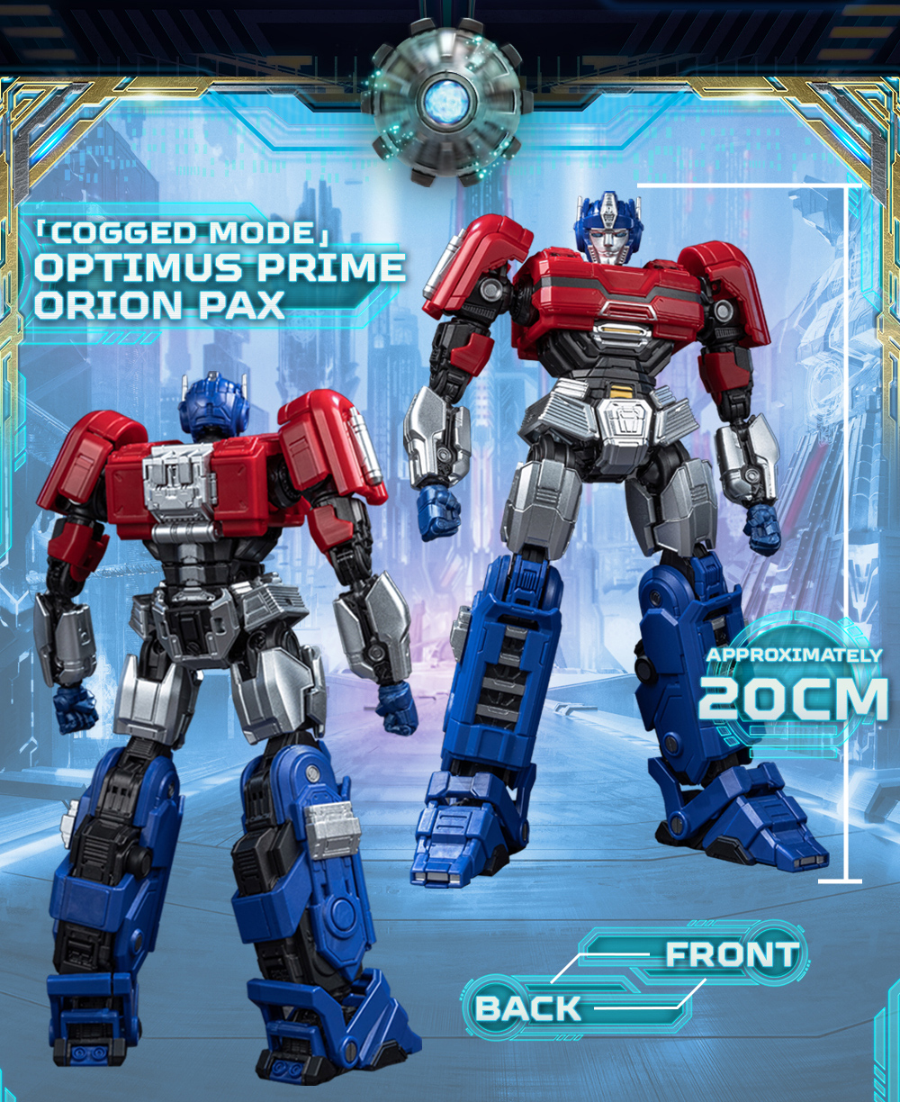 YOLOPARK TRANSFORMERS ONE AMK Series 20cm Orion Pax（Optimus Prime）Model Kit-Cogged Mode | Shopee ...
