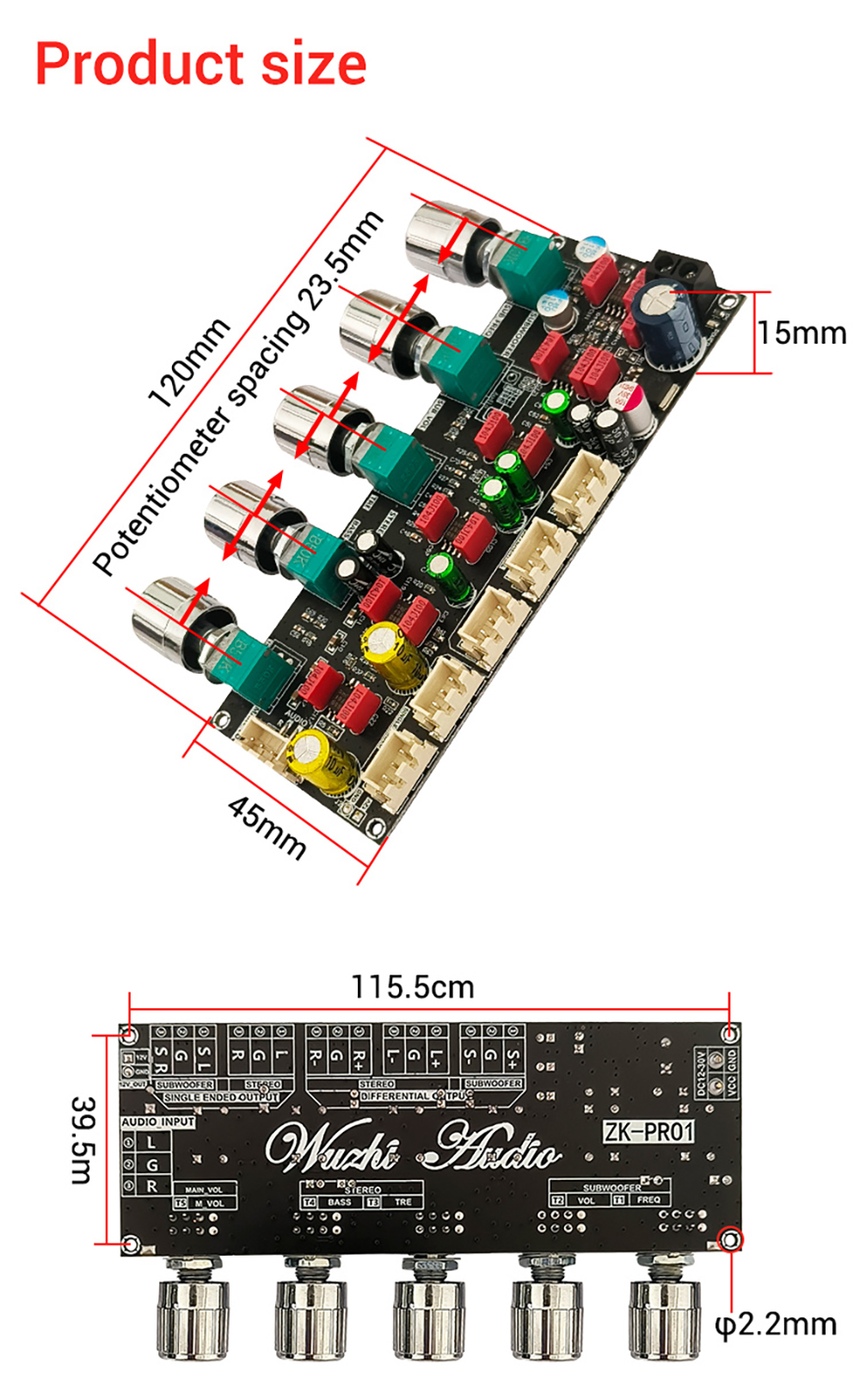 PRO1 JRC2068 HIFI Front Tone Board Stereo High Subwoofer Operational ...
