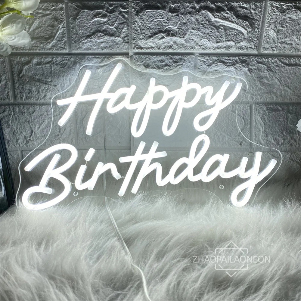 Happy Birthdays Neon Led Sign Sweet 16 Number Birthdays Neon Lights USB ...