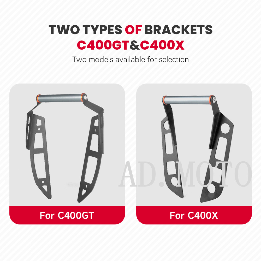 New Motorcycle Accessories Windshield Navigation Bracket Holder CNC For ...