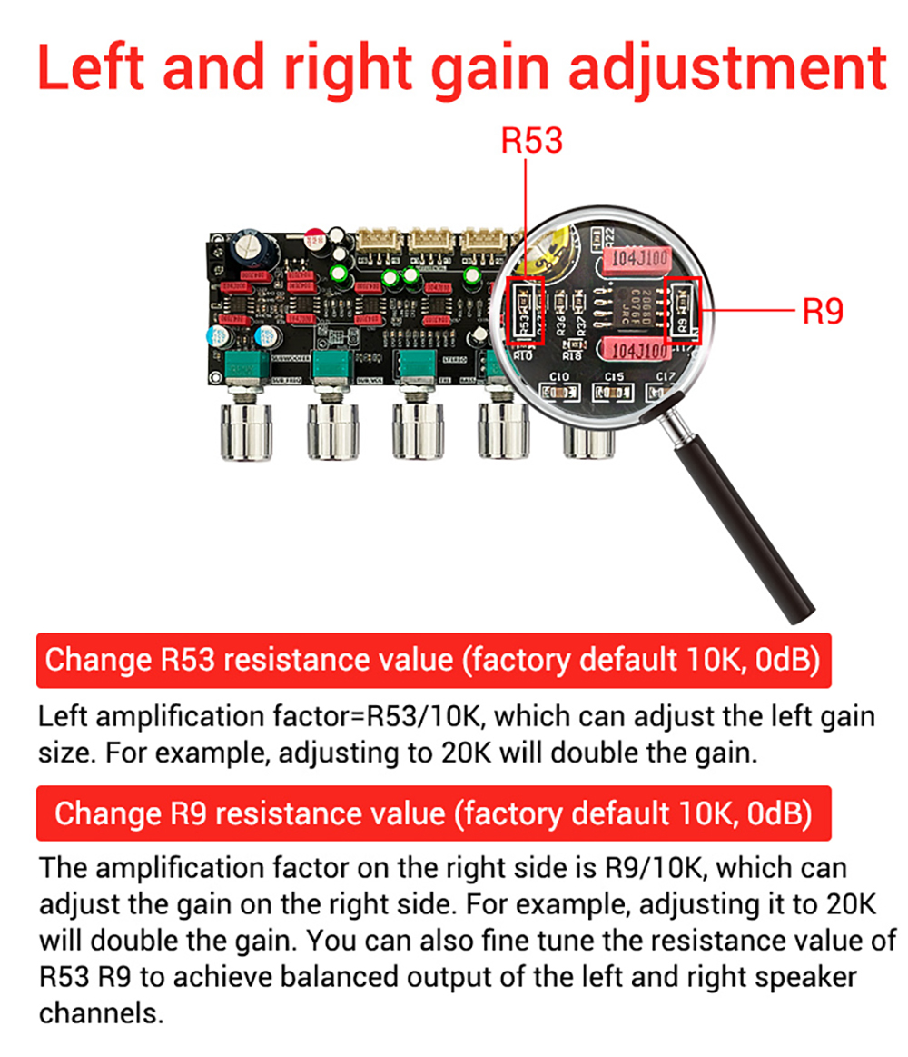 PRO1 JRC2068 HIFI Front Tone Board Stereo High Subwoofer Operational ...