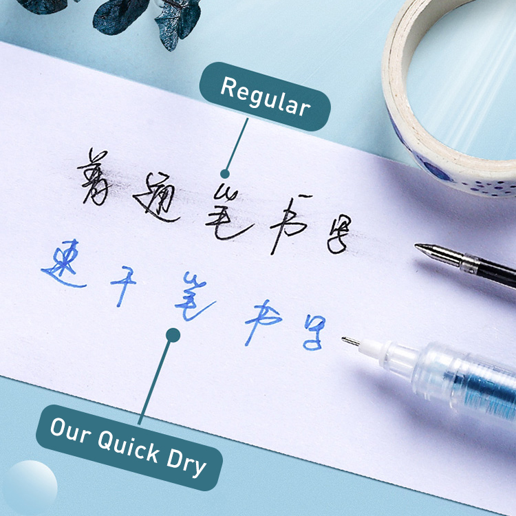 8 Colors Quick Dry Pen High Capacity Ink Retro Gel Pen 0.5mm Journal ...