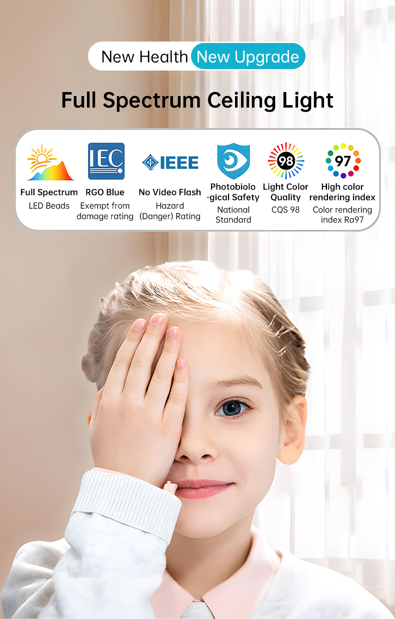 Ceiling Light With Remote Switch Round/Square/Rectangle Led Center ...