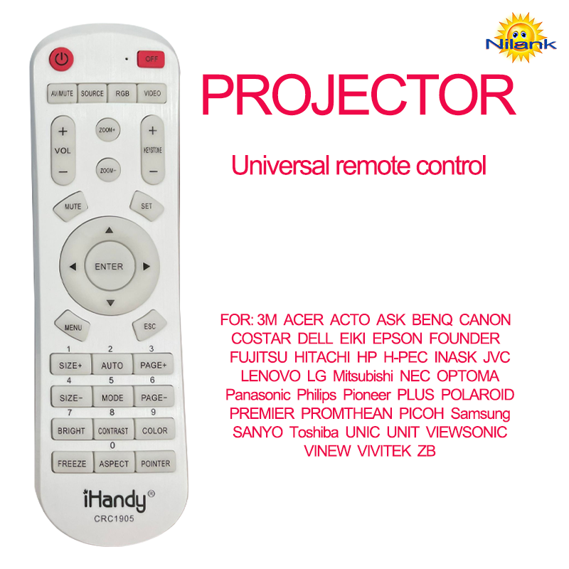 [Nilank] Projector Remote Control (Universal Various Brands) Universal ...