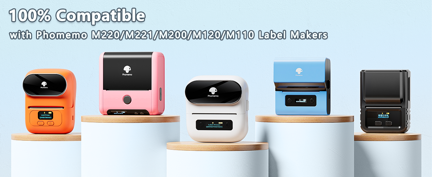 Color Label Sticker For Phomemo M110/M120/M221/M220/M200/241BT/D520 ...