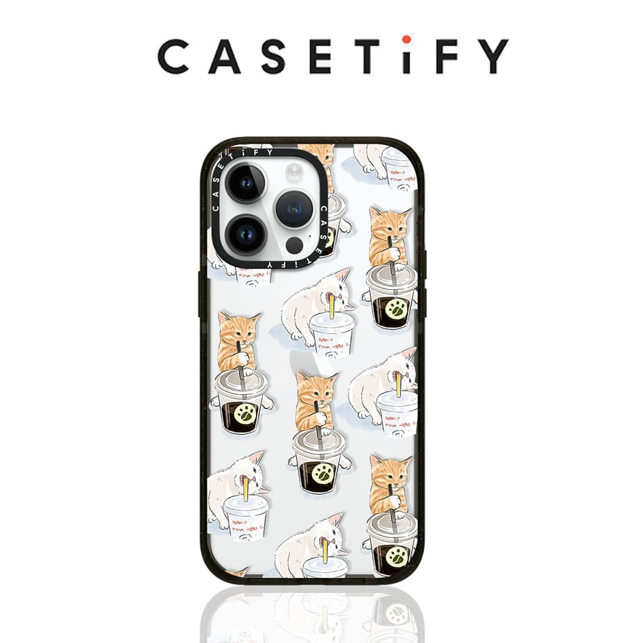 Casetify Coffee cat head for iphone 16promax 15 pro max 14 pro max 14 ...