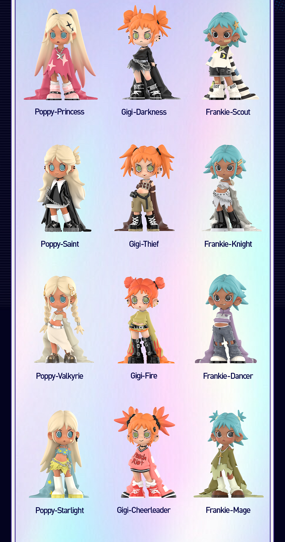 POP MART Lil Peach Riot Loading! Series Figures Blind Box Action Toys ...