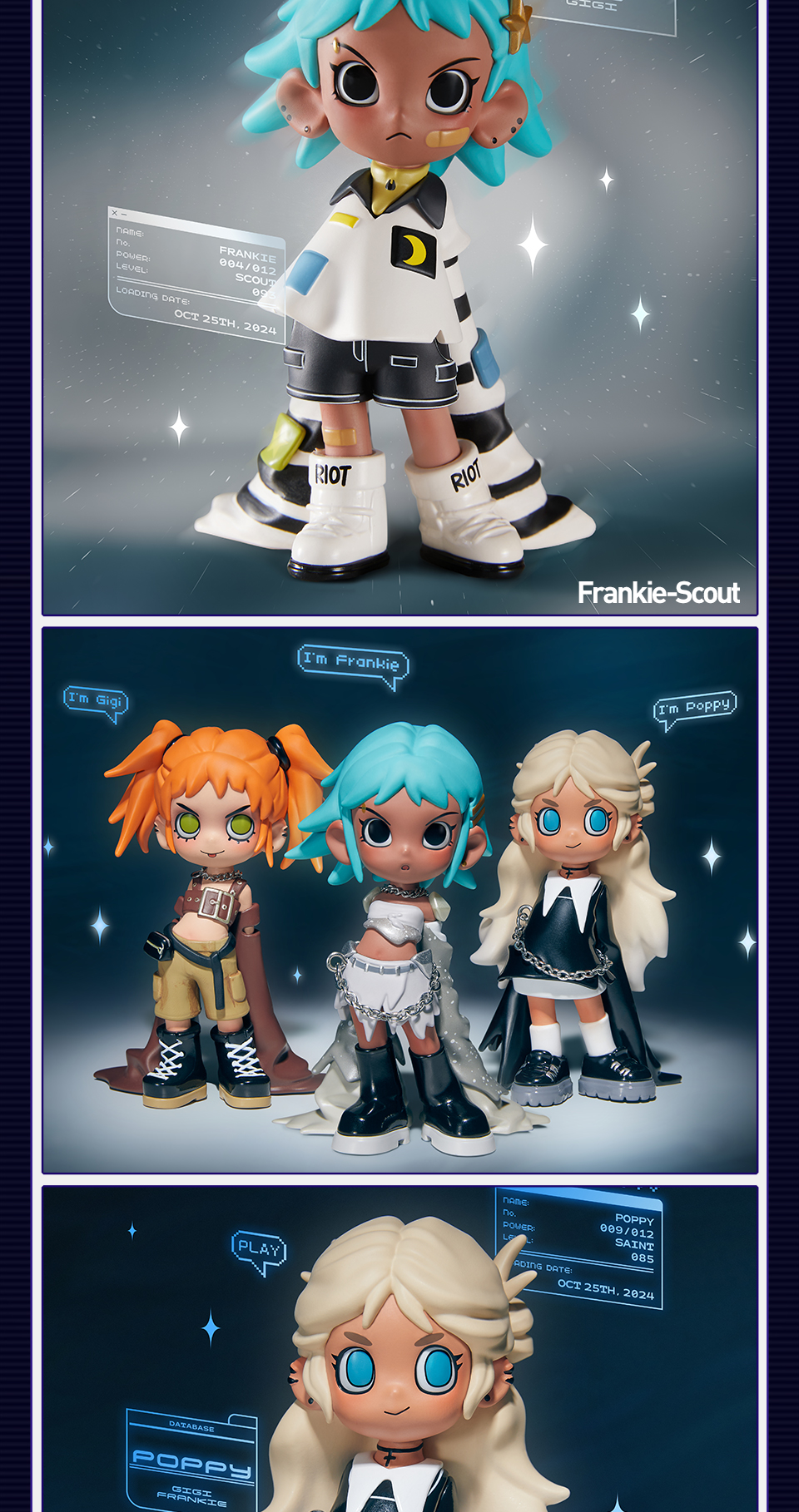 POP MART Lil Peach Riot Loading! Series Figures Blind Box Action Toys ...