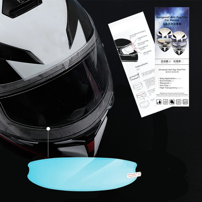 Helmet Rainproof Film Patch Universal Electric Vehicle Riding Safety ...